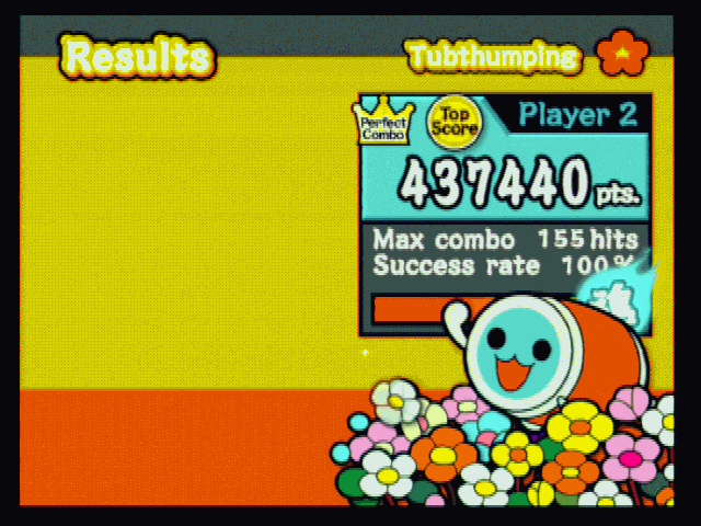 the_game_database - #930: Taiko Drum Master - viewing perfect_combo.gif